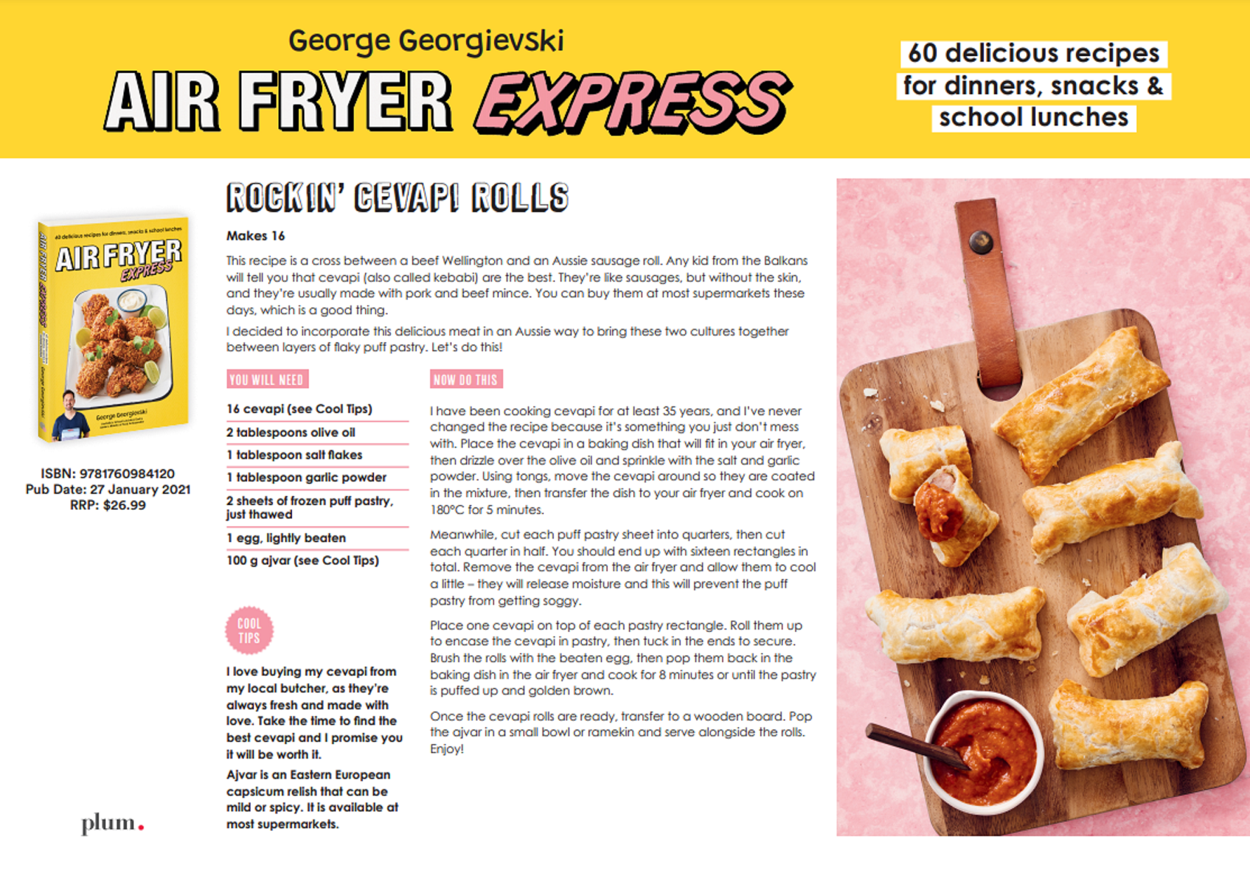 A Pastry Delight – The Air Fryer Express Rockin’ Cevapi Rolls Sneak ...